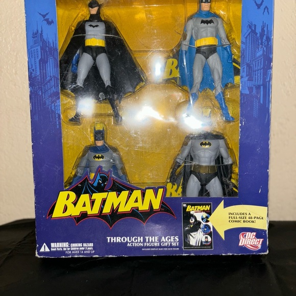 Batman | Toys | Batman Through The Ages Action Figure Set Blue And Grey ...